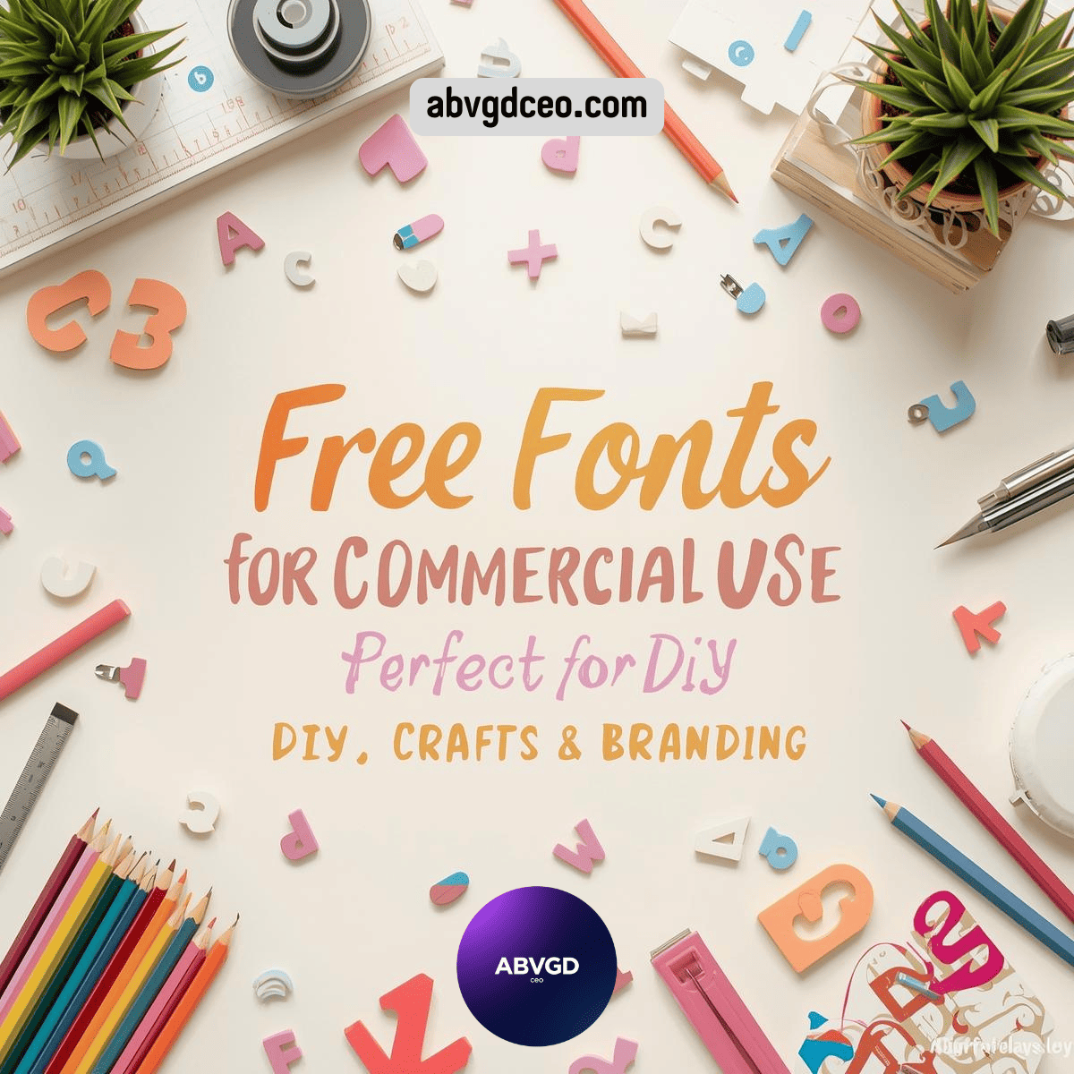 Free Fonts for Commercial Use – Perfect for DIY, Crafts & Branding